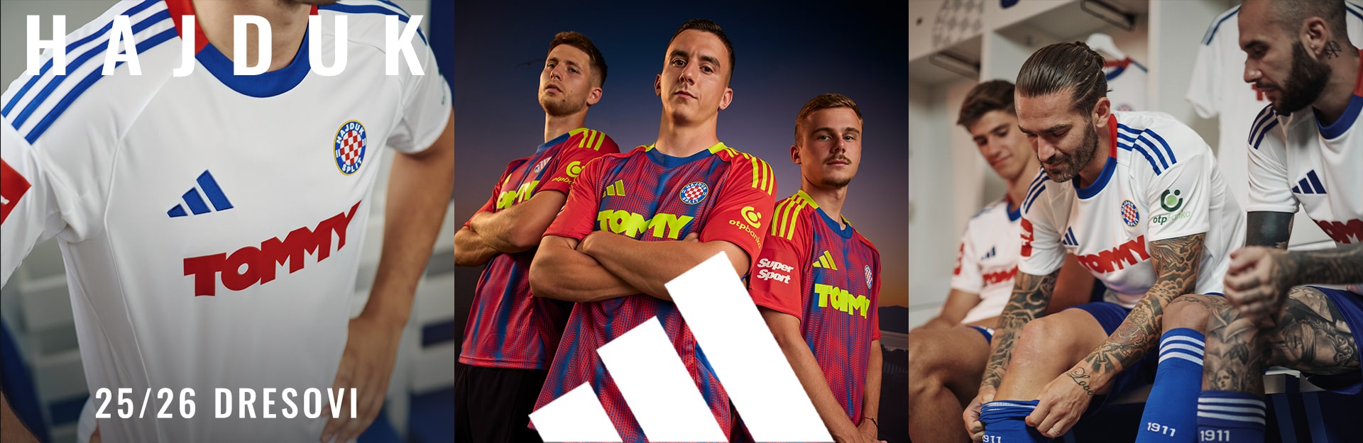 Dresovi HNK Hajduk - Kupite službeni dres online